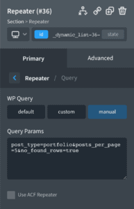 How to Remove Pagination for Repeater Queries in Oxygen