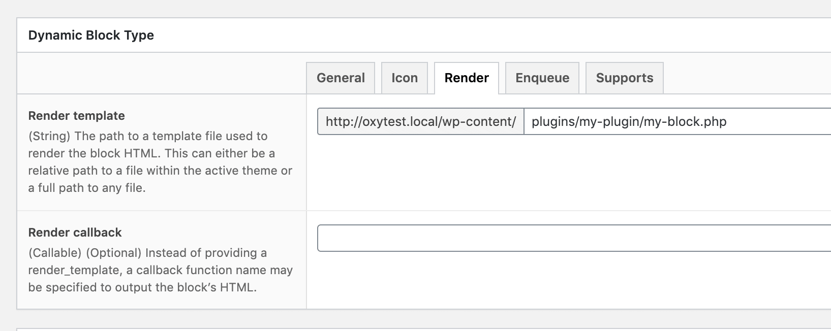 Changing the Template Path to a Plugin for ACF Extended Block Types UI