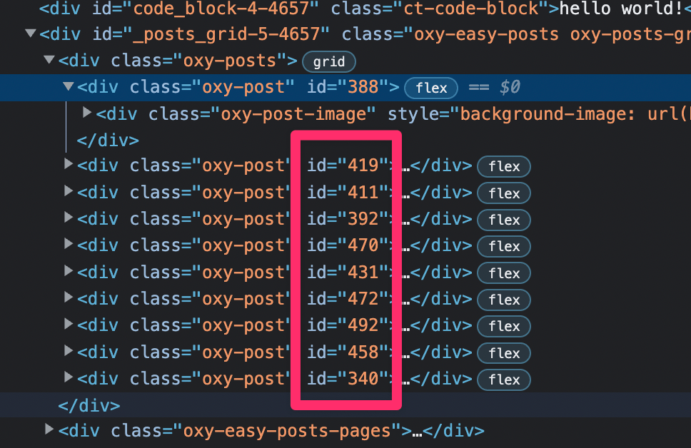 How To Generate Query String For Easy Posts And Repeaters In Oxygen 2300
